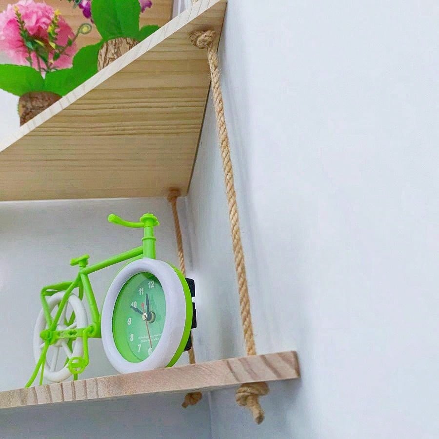 Three-Tier Model Original Wood Color Triangle Solid Wood Decorative ...