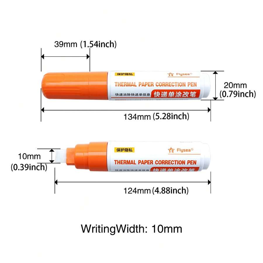 2PCS Thermal Paper Eraser Thermal Sensitive Paper Correction Liquid ...