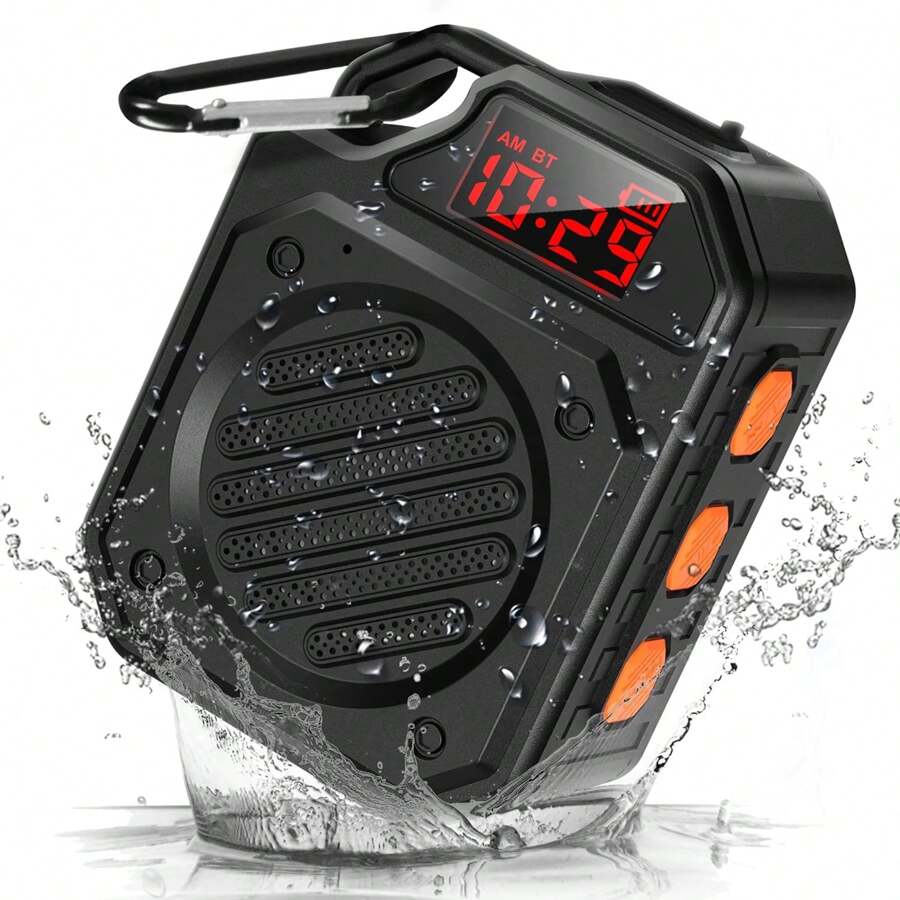 IPX7 Waterproof Shower Speaker Bluetooth Wireless Speaker Shower Radio ...