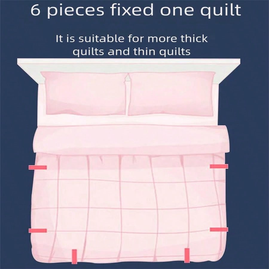 18pcs Set Fastener Clips For Quilt, Bed Sheet, Curtain, Plastic ...