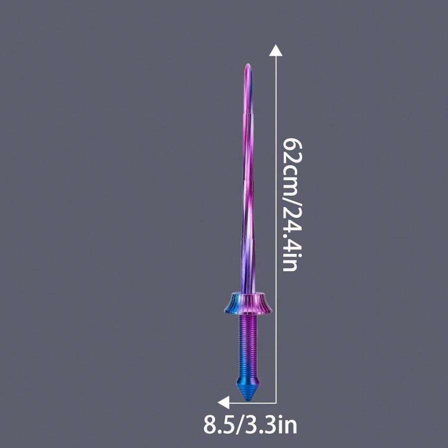 1pc 3d Printing Spiral Extendable Sword With Gravity Rotation Samurai ...