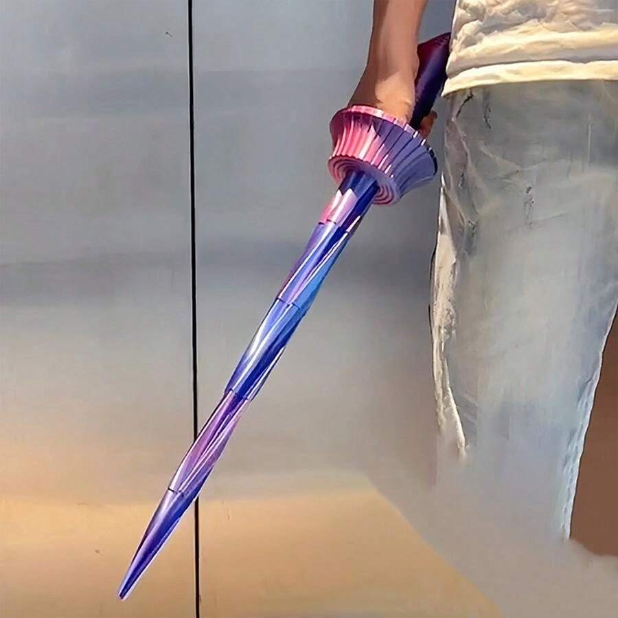 1pc 3d Printing Spiral Extendable Sword With Gravity Rotation Samurai ...