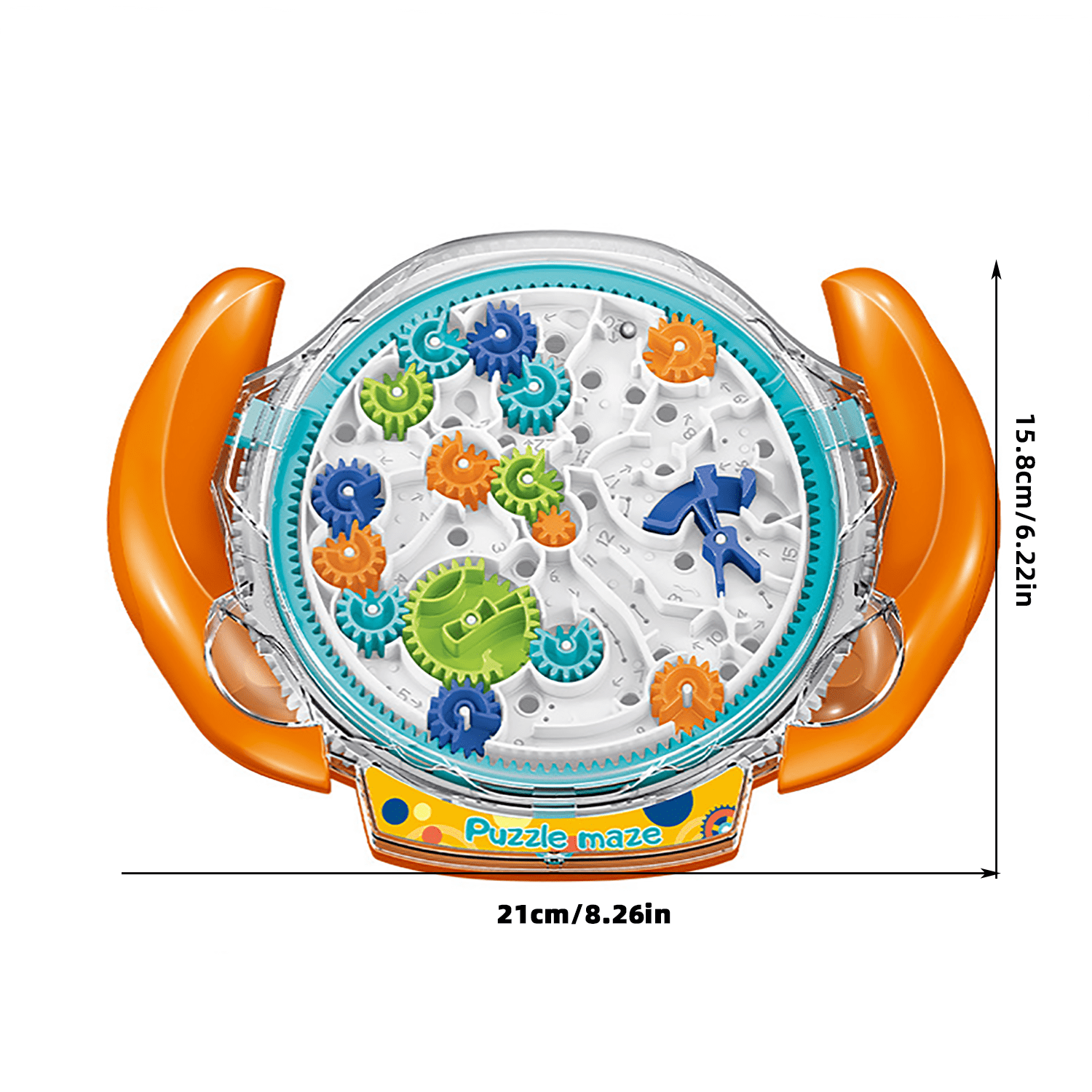 3d Puzzle Gear Maze With Handheld Ball, Balance And Concentration ...