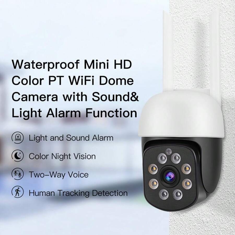 Outdoor 5MP 5X Digital Zoom PTZ IP Camera Wifi AI Tracking Human ...