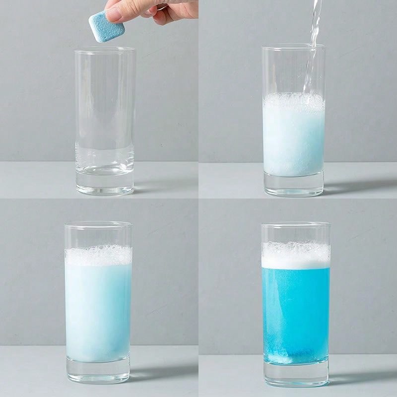 12pcs Washing Machine Slot Effervescent Tablets 15g Automatic Drum ...