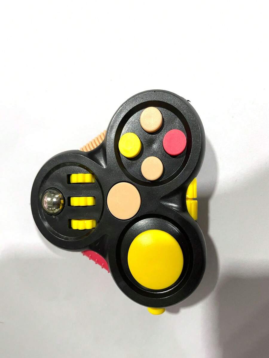 Stress Relief Fidget Pad Cube Controller With Pressing Buttons ...