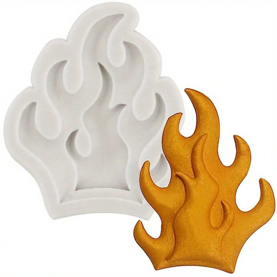 Fire Flame Silicone Mold Fondant Mousse Cake Decoration DIY Baking ...