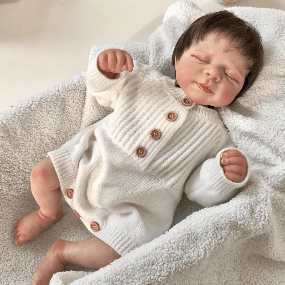 19inch/49cm Realistic Vinyl Handmade Reborn Doll(Unisex), Soft Cloth ...