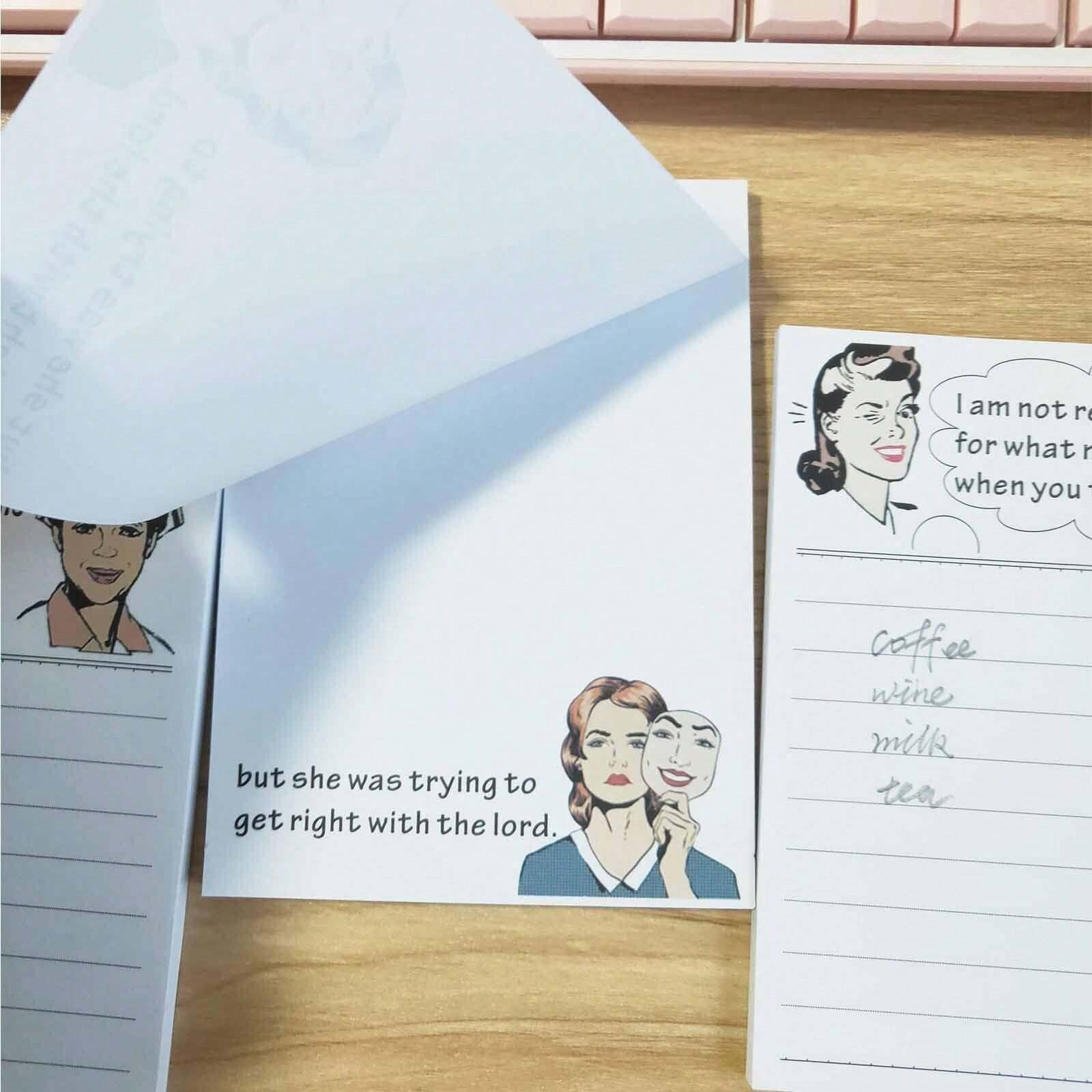 1 Pc Funny Novelty Memo Pads,4 X 5.5 In(10x14cm),50 Sheets,Coworker ...