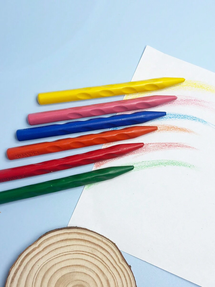 6 Colori Di Pastelli Di Plastica Facili Da Colorare E Che Si Possono ...