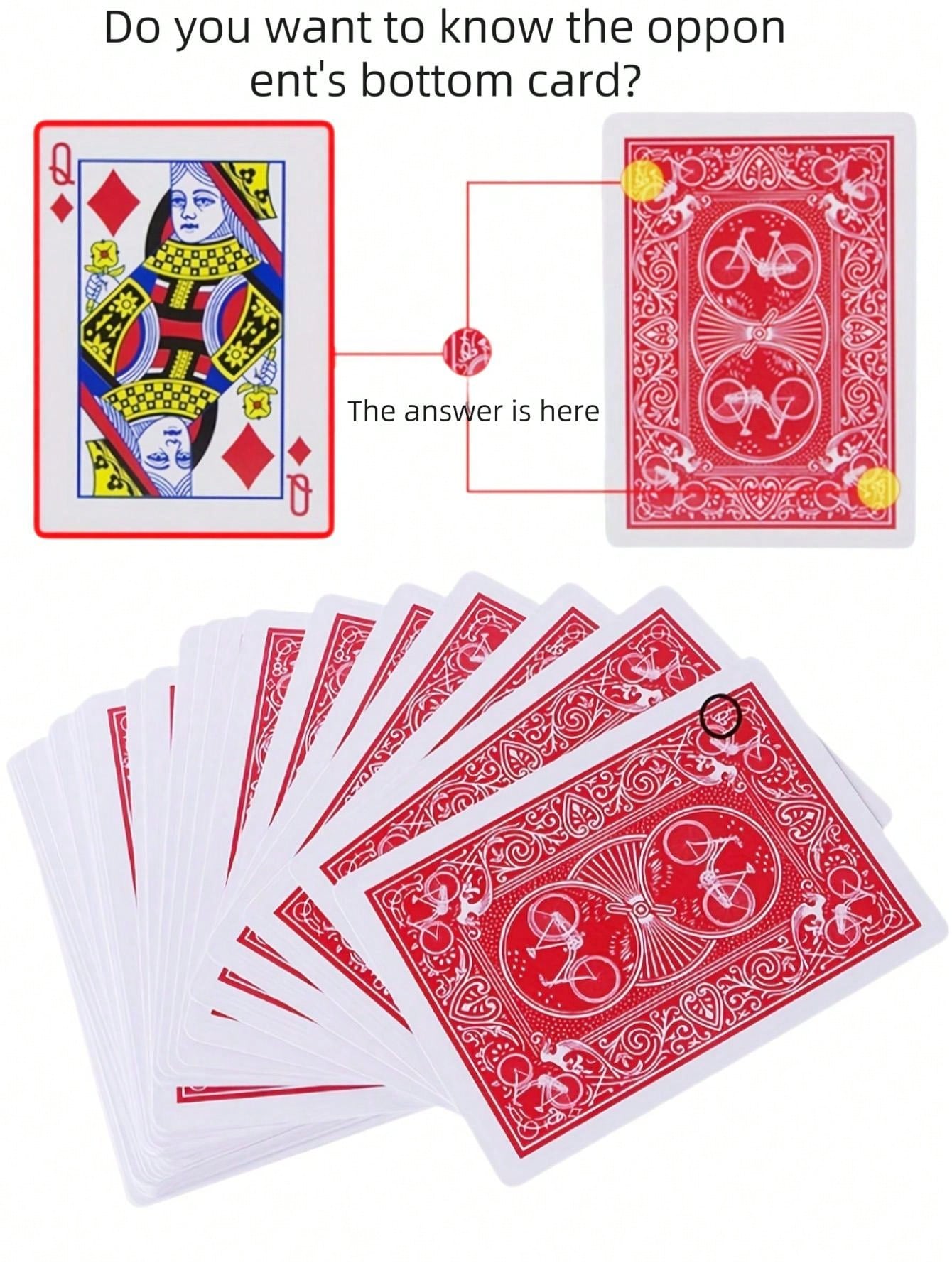 New Secret Marked Poker Cards See Through Playing Cards Magic Toys ...