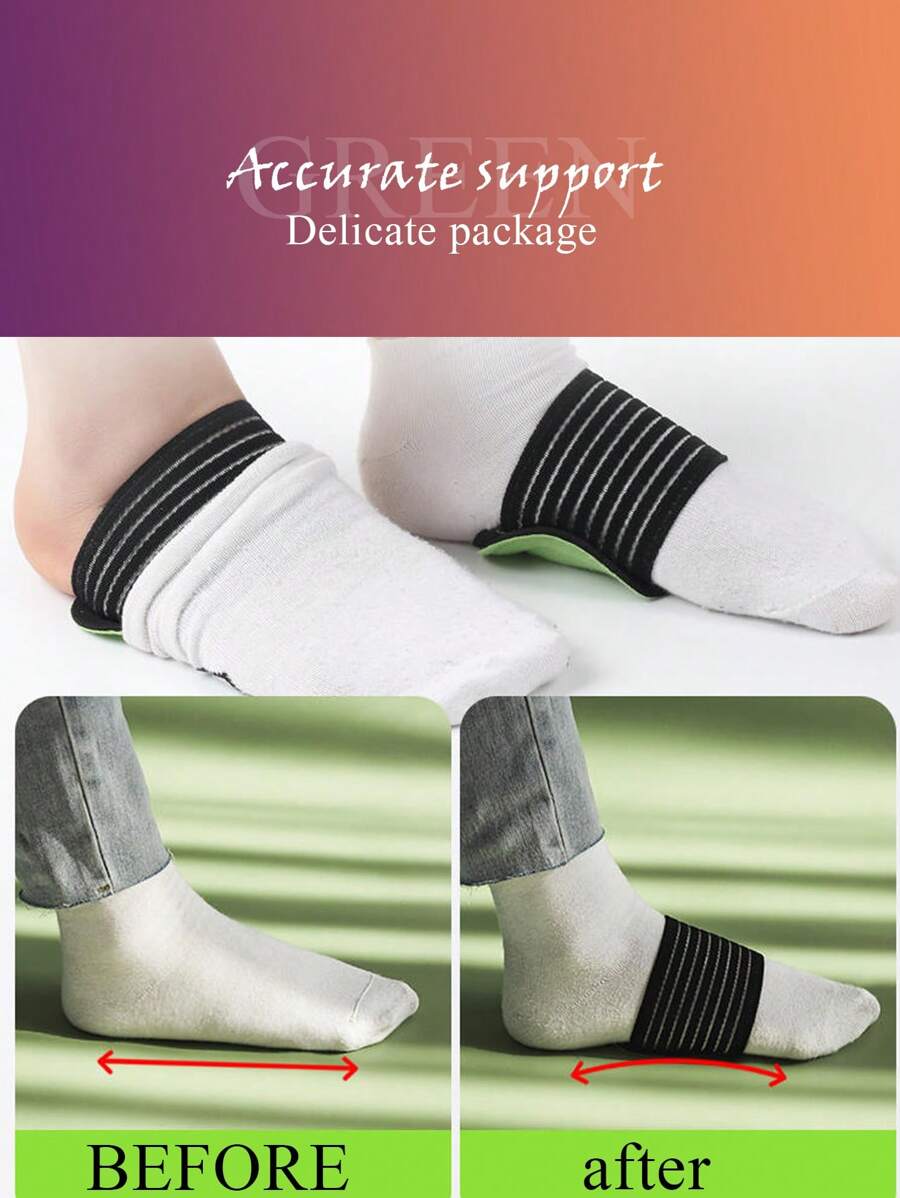 Arch Support Inserts Pads - Compression Fasciitis Cushioned Support ...