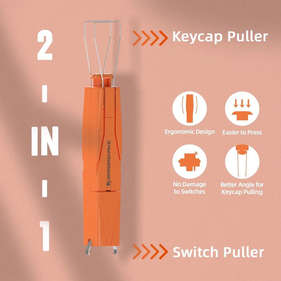 MAMBASNAKE 2-In-1 Keycap Switch Puller Tool For Hot Swappable ...