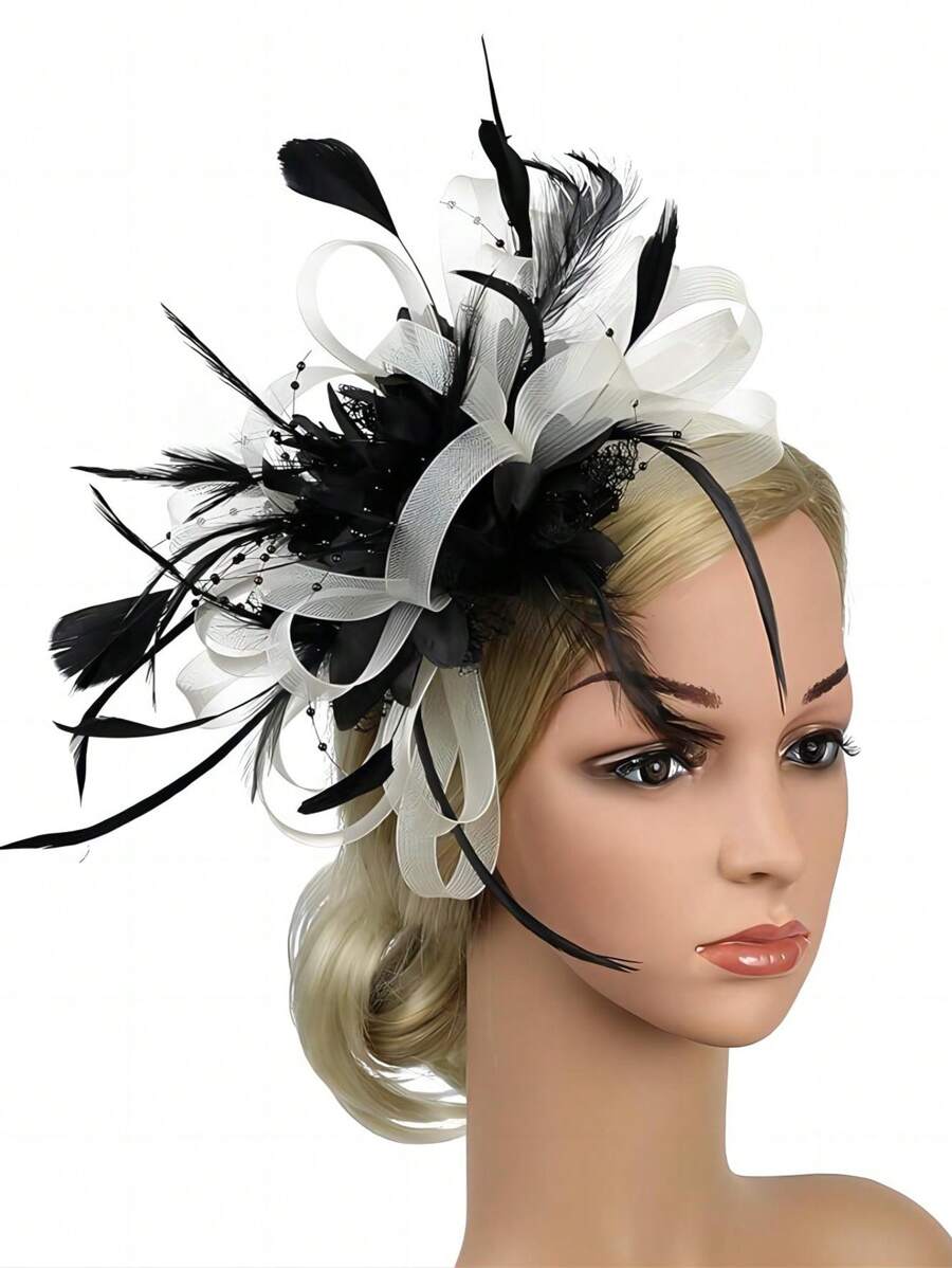 Elegant Fascinators Hat Tea Party Derby Headwear Wedding Cocktail Hair ...
