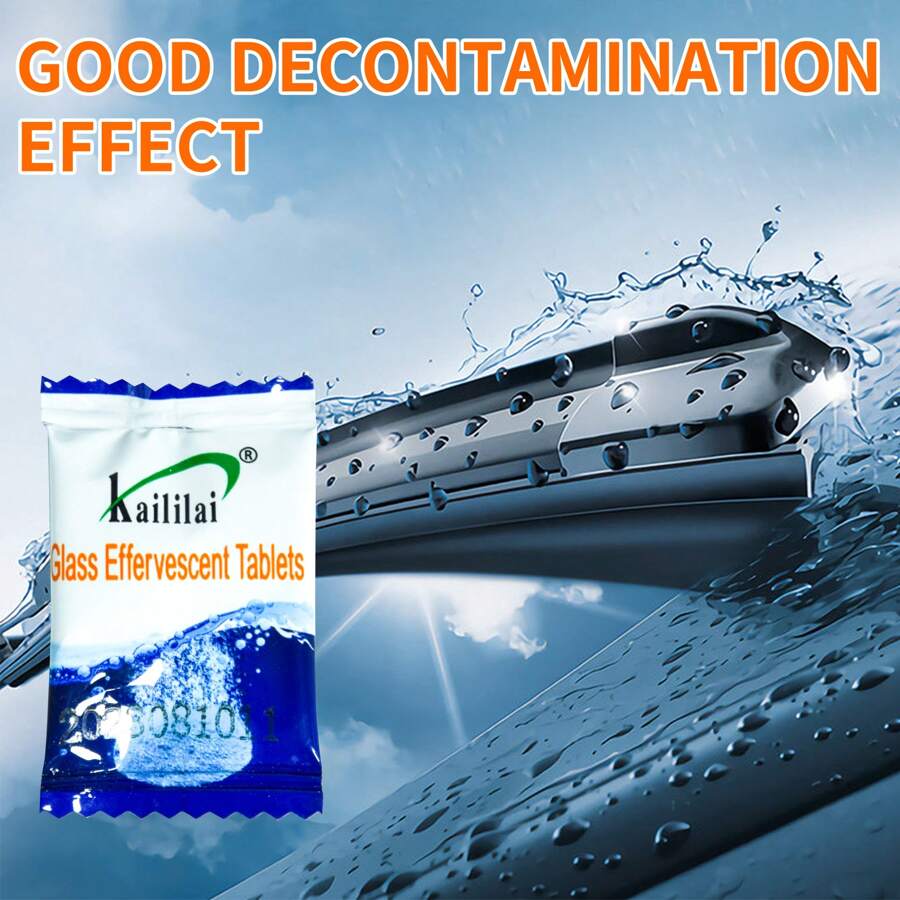 Car Windshield Cleaning Tablets Solid Cleaner Concentrated Car Glass ...