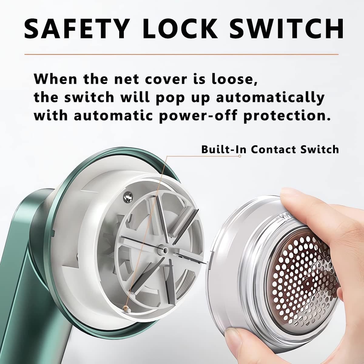 Rechargeable Fabric Hair Remover: Portable & USB Powered Hairball ...