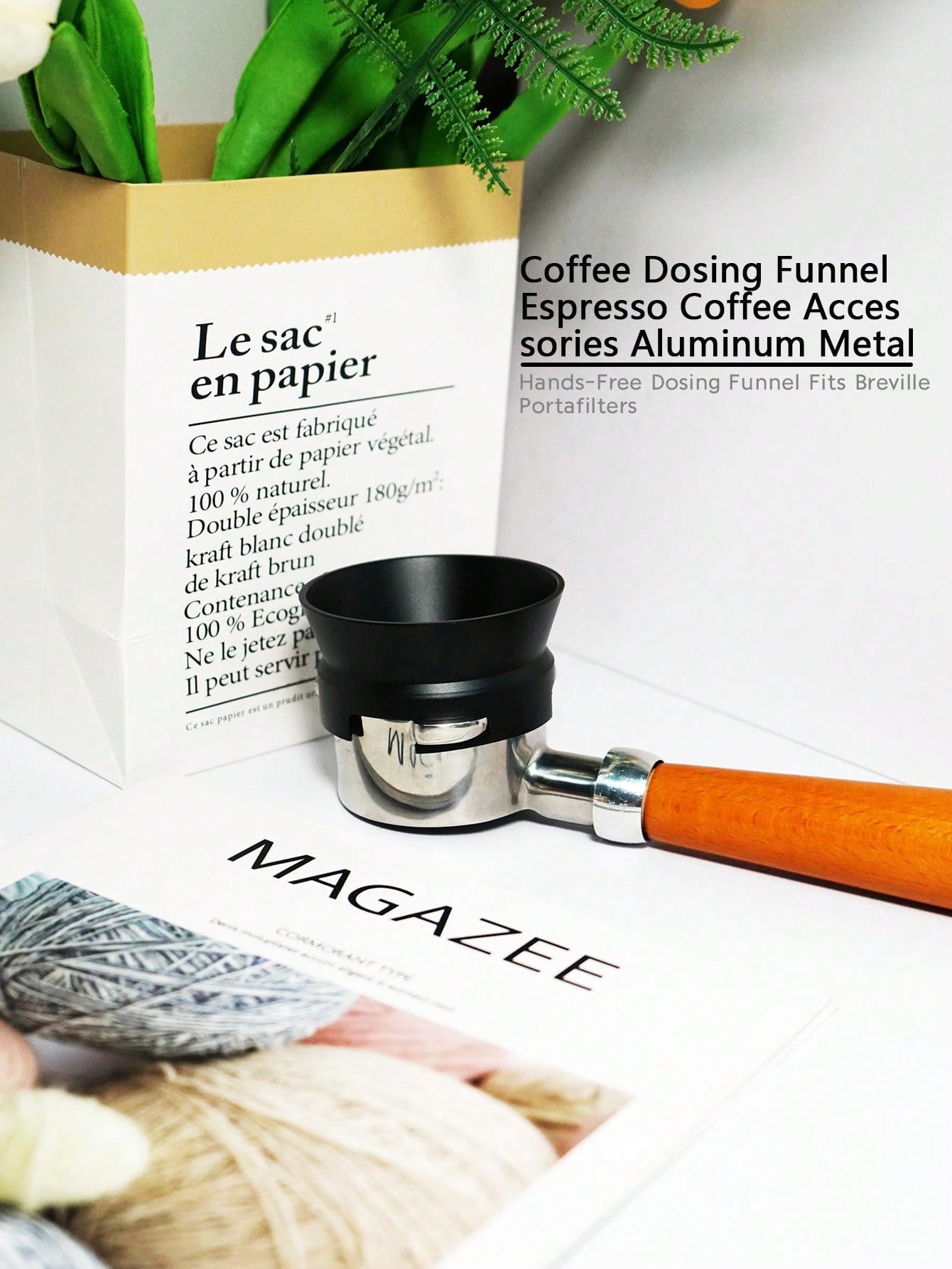 Aluminum Hands-Free Dosing Funnel 54mm Dosing Funnel With Grinder ...