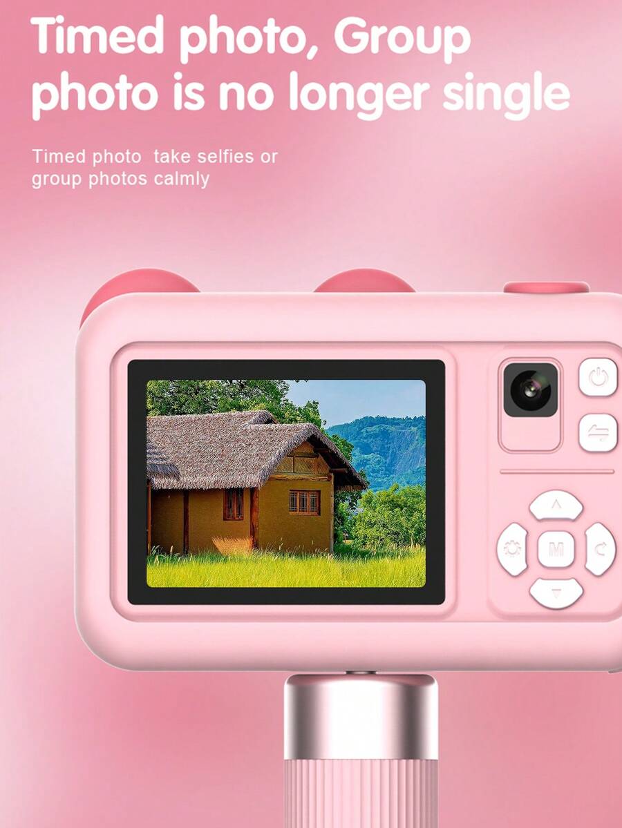 1pc HD Dual Photo Digital Camera Student Mini Cartoon Camera Comes With ...