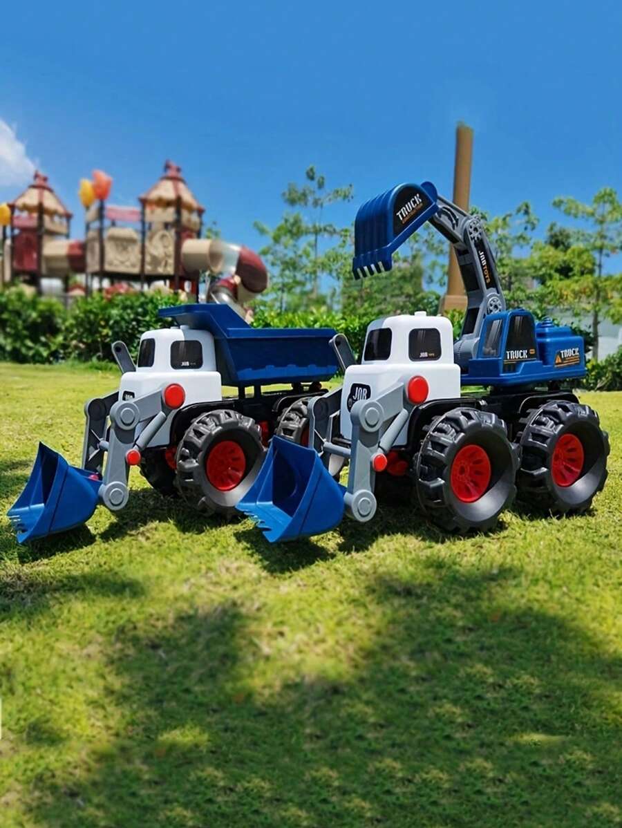 28.5cm X 20cm X 16cm Large Excavator Toy Set, Including Excavator And ...