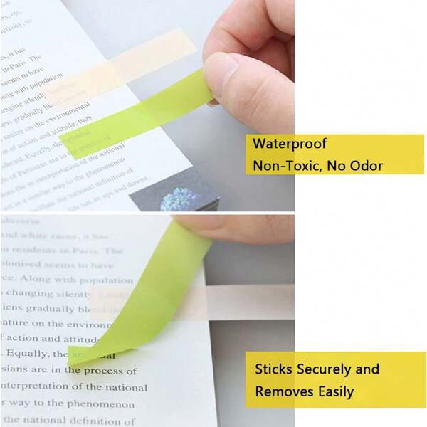 2800-Pcs Sticky/Book Tabs, Writable Morandi Book Markers Sticky Notes ...