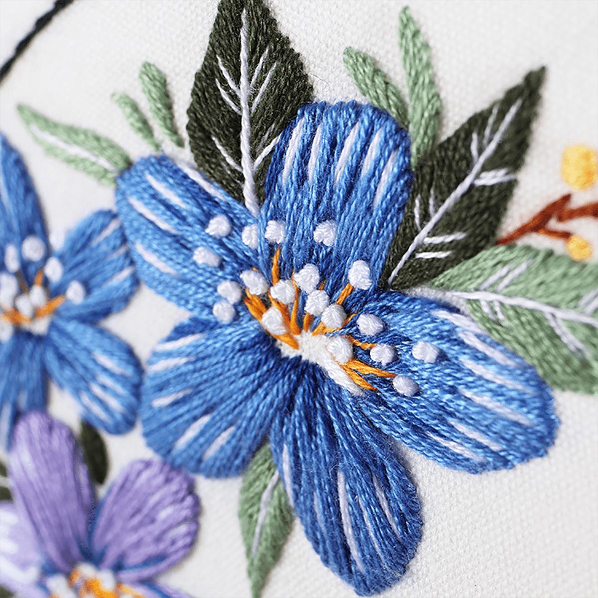 Zhuang Zhou Meng Die Floral Butterfly Embroidery Kit Set, Original New ...