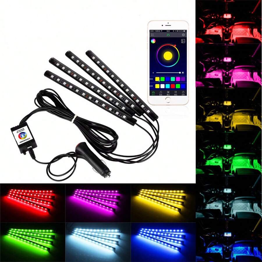 Luz Led Neon Cores Ambiente Interno Automotivo Tuning | SHEIN Brasil