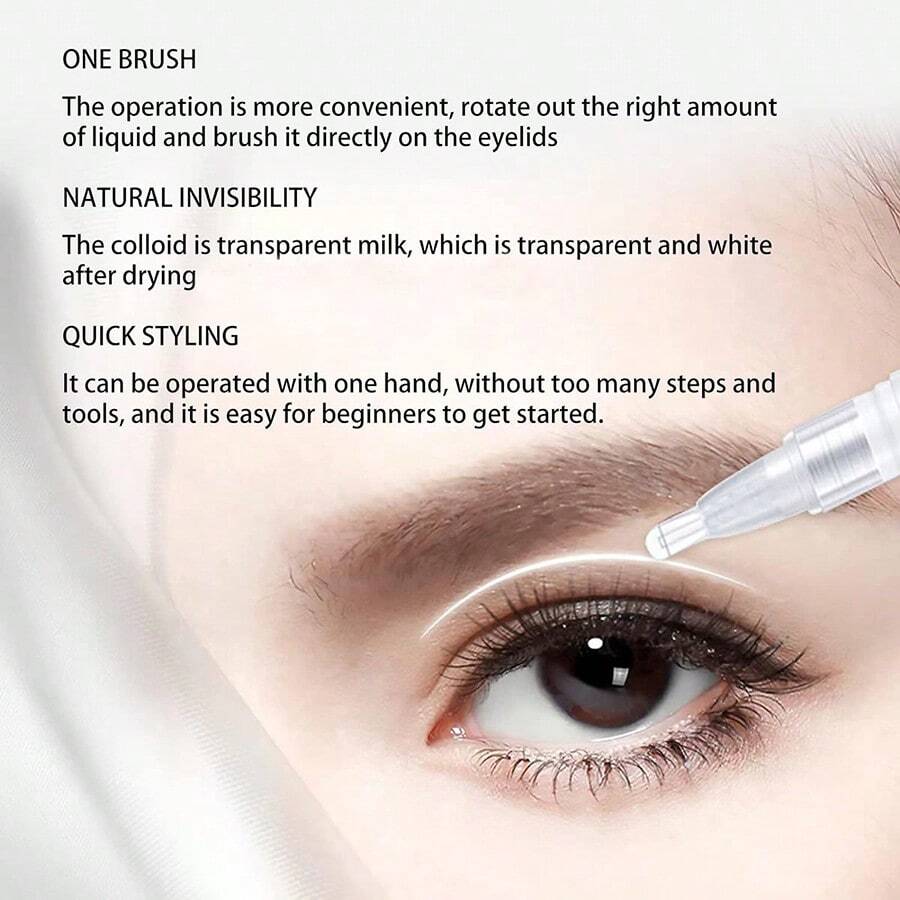 GZE Double Eyelid Pen, Skin Shaping Cream, Make Eyes Looks Bigger ...
