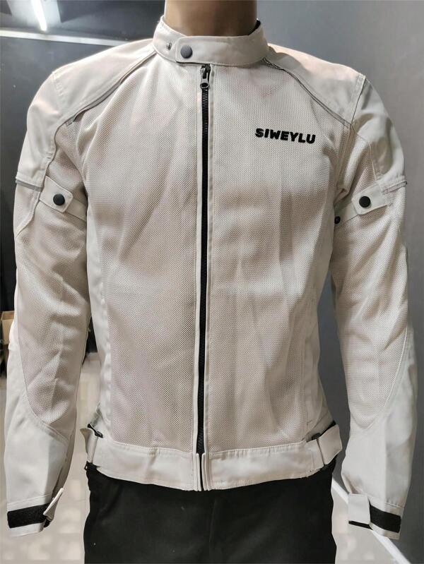 Brand New Thin Summer Motorcycle Riding Jacket With Mesh Fabric, Ce ...