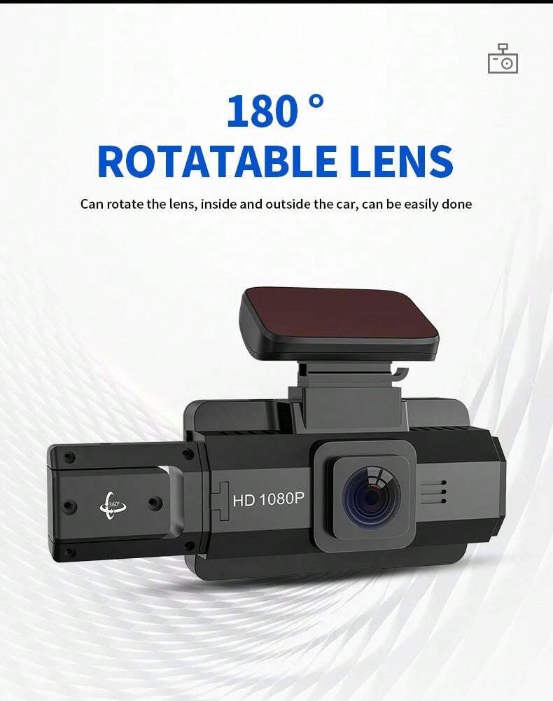 Vavupo Camera HD 1080P Dash Camera Front And Rear Inside Dash IR Night ...