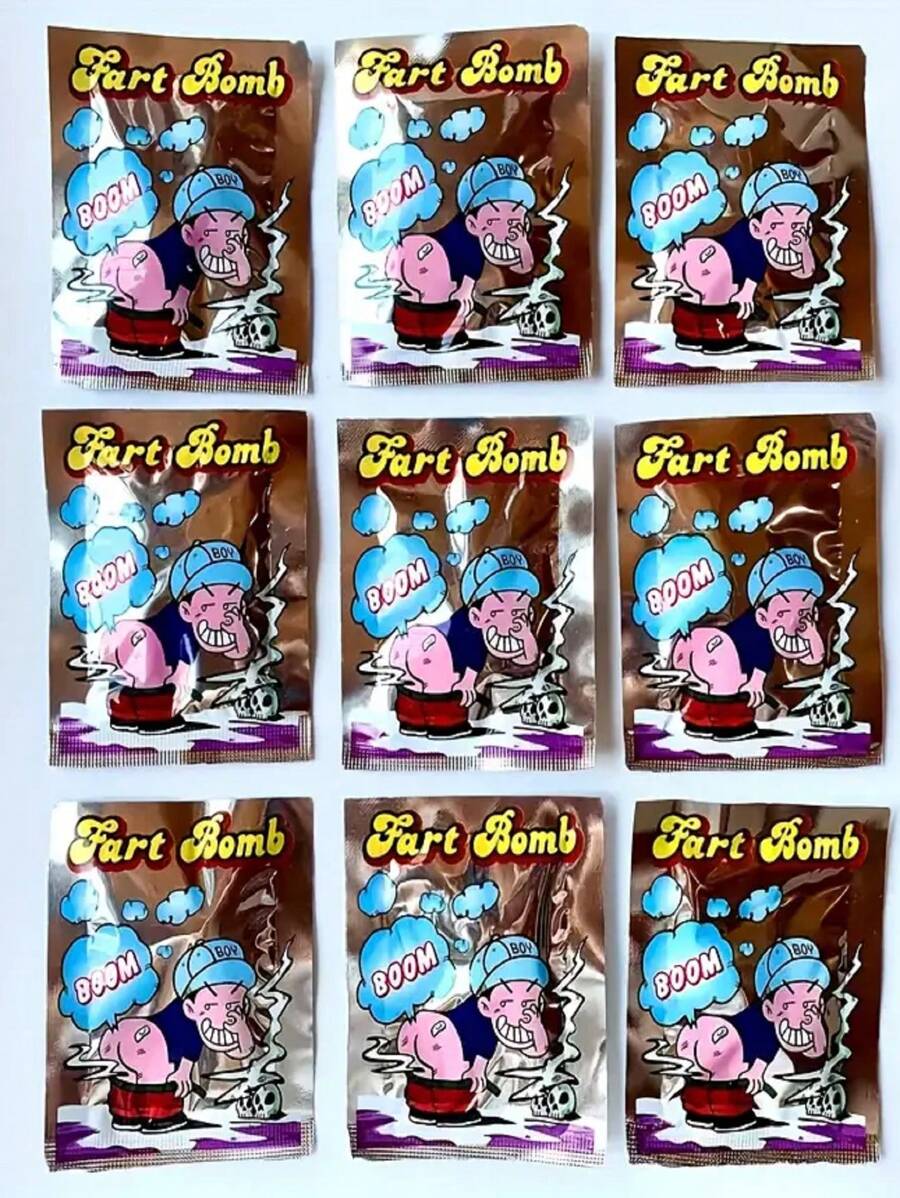 10pcs Novelty Puff Stink Fart Smell Bomb,Perfume Bomb,Funny Tricky Toys ...