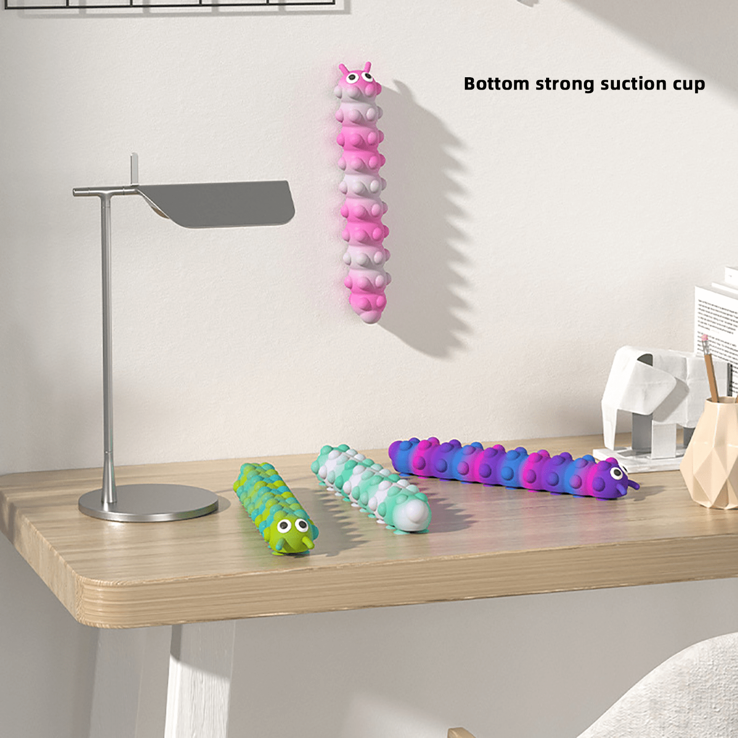 Silicone Centipede Toy With Suction Cups For Children Stress Relief And ...