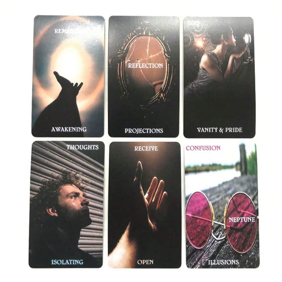 Yin - Yang Oracle Card Fate Divination Prophecy Card Family Party Game ...