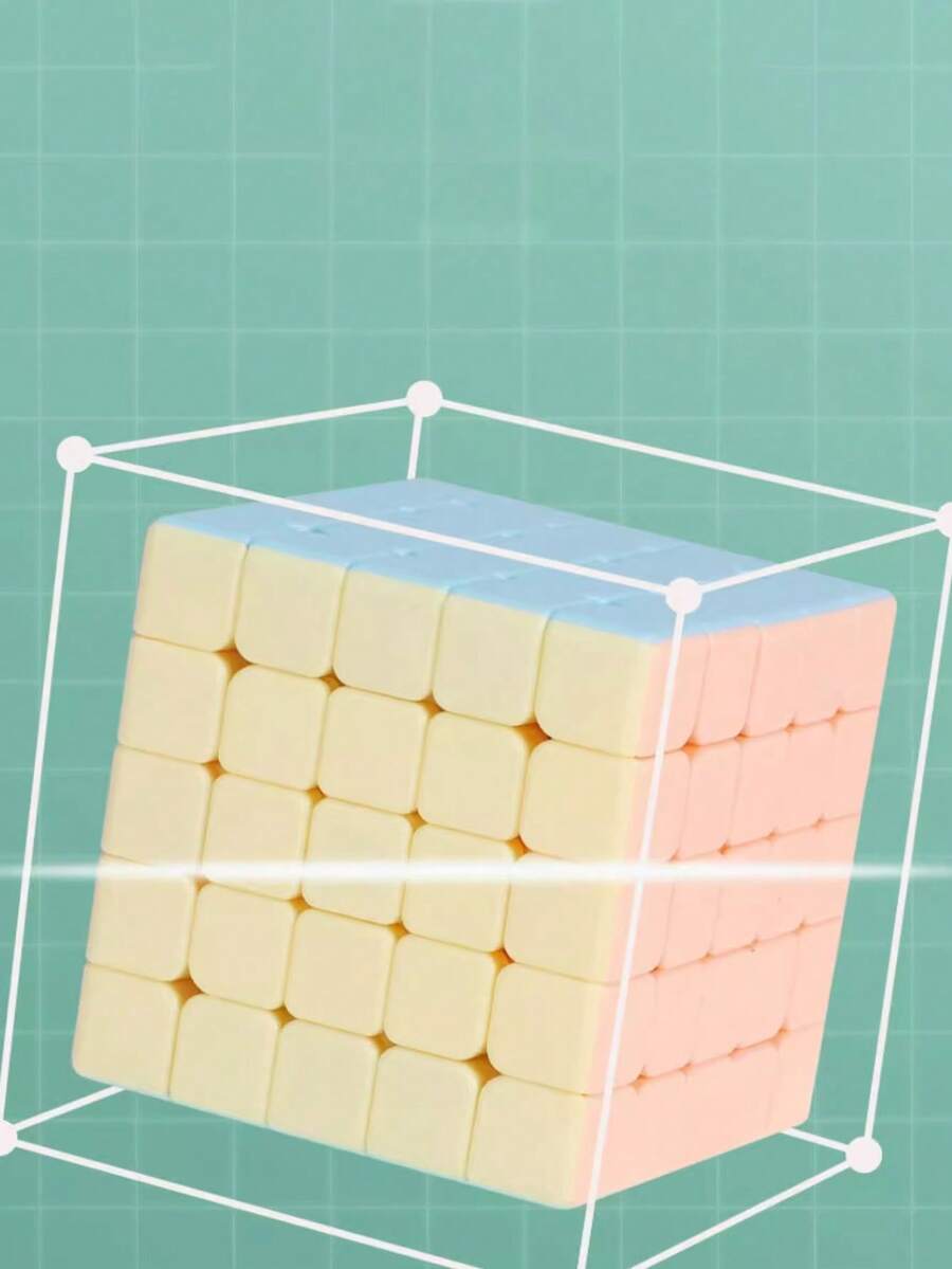 1pc Educational Macaroon Magic Cube, Including 2x2/3x3 Pyramid And ...