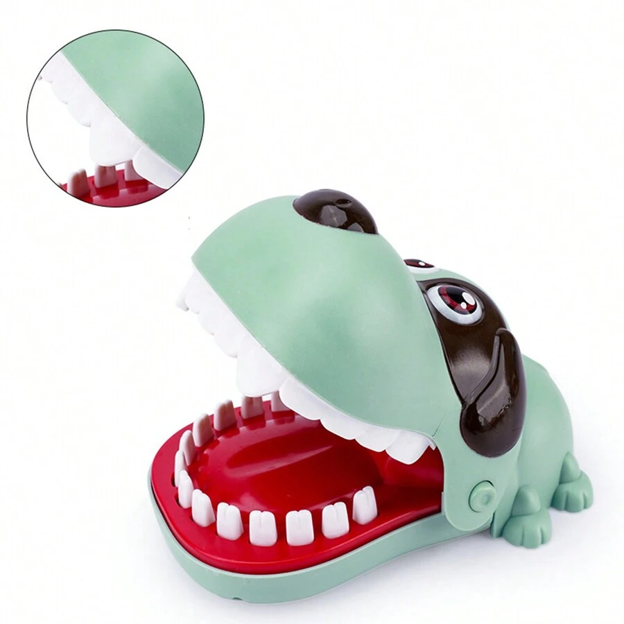 Big Sized Dog Bite Finger Game Toy, Prank Prop With Ferocious Dog ...