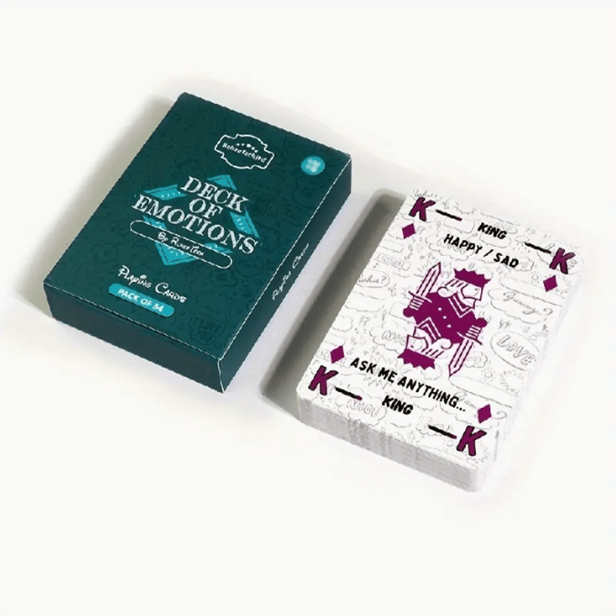 Board Game:54pcs Playing Cards Including Questions About Feelings And ...