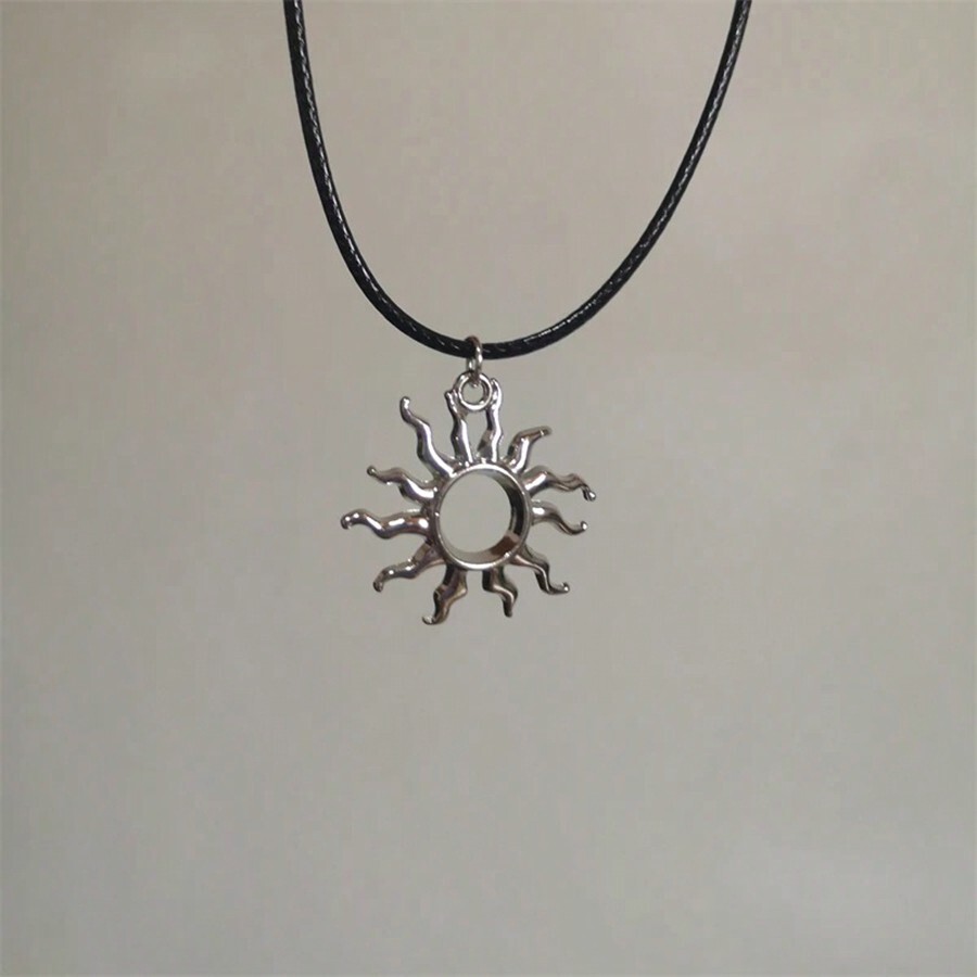 suteyi Punk Charms Jewelry Chains Vortex Swirl Pendant Necklaces ...