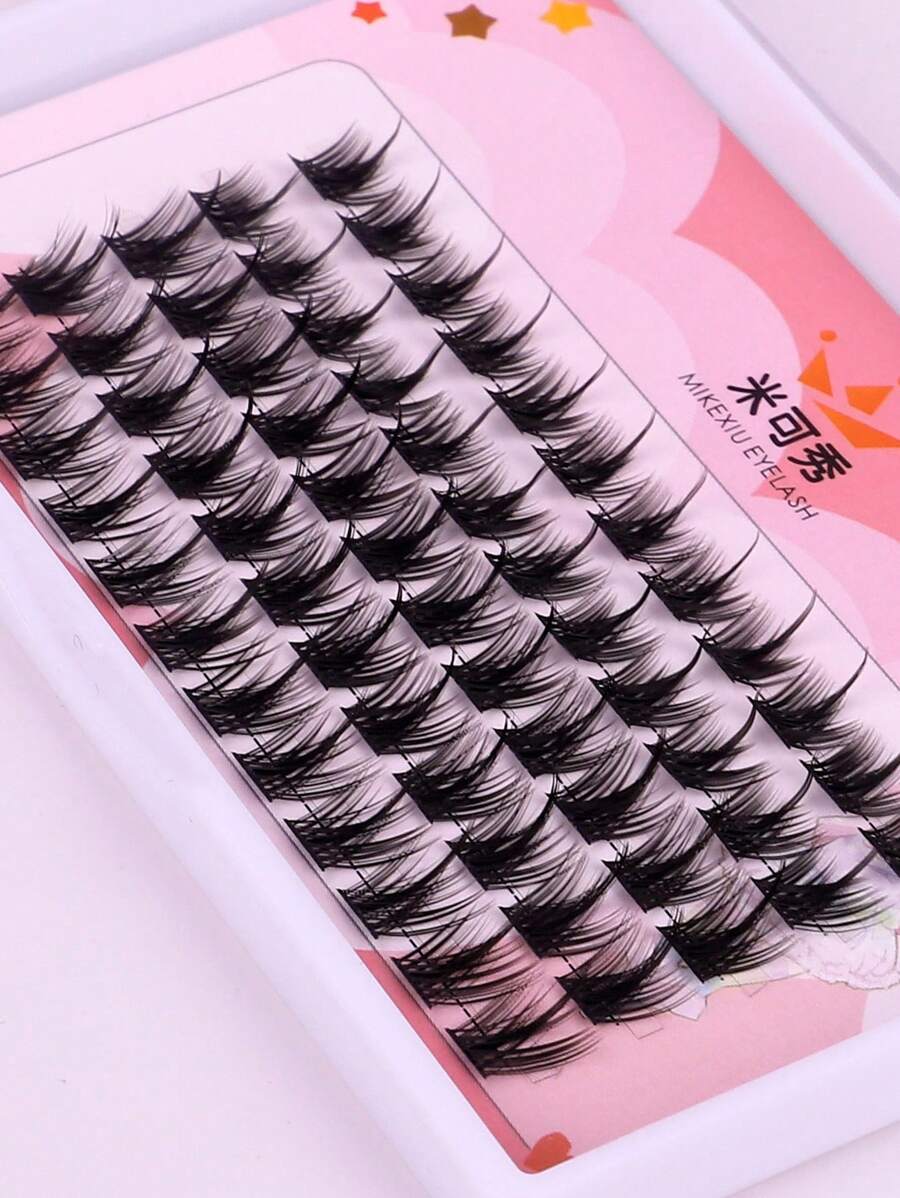 5 Rows Sectioned Thick False Eyelashes, Create A Natural And Versatile ...