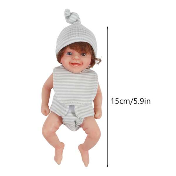 6 Inches Realistic Silicone Full Body Cute Smal Doll Mini Doll | SHEIN EUR