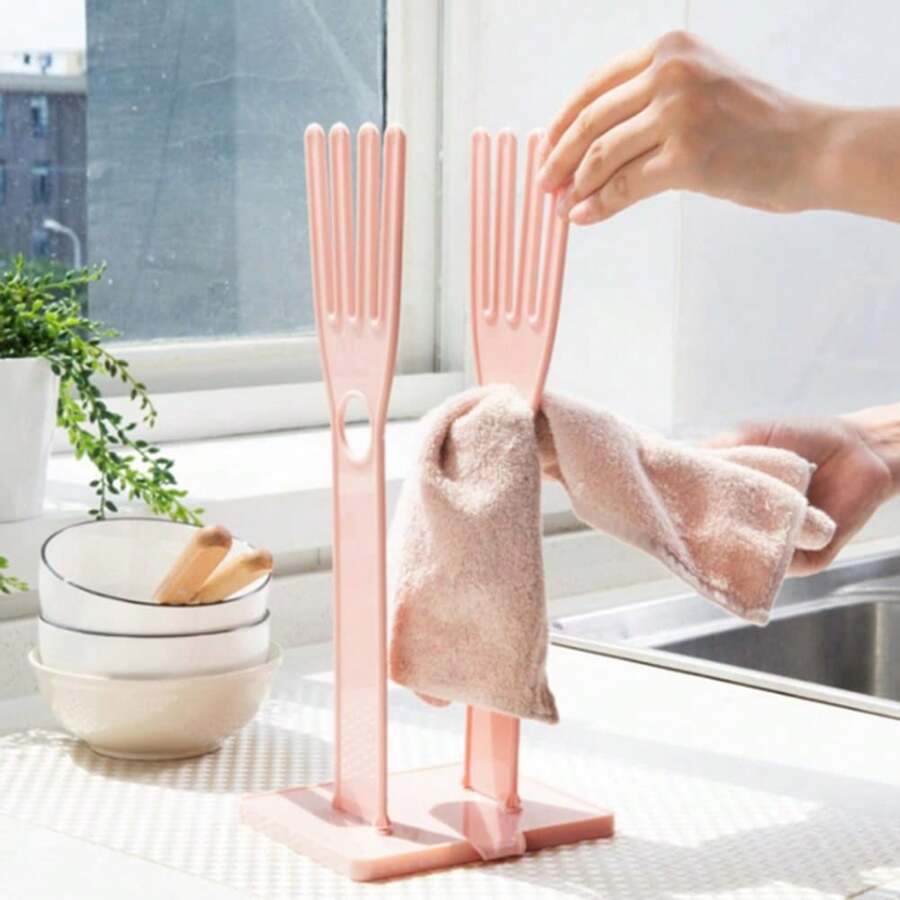 1pc Kitchen Glove Holder Glove Drying Rack Drying Dryer Rack Plastic ...