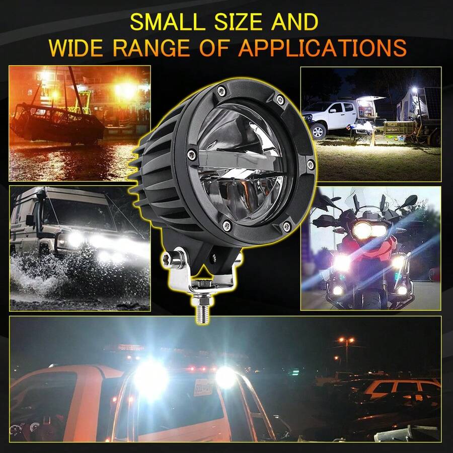 4Inch 6000K 3500K Auto Fog Light Led Work Light Bar 4x4 Offroad Running ...