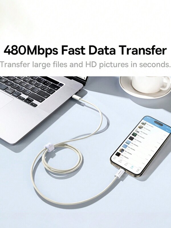 Baseus 100W USB C Wielokolorowe Kabel Dla iPhone 15 Plus Android USB C ...