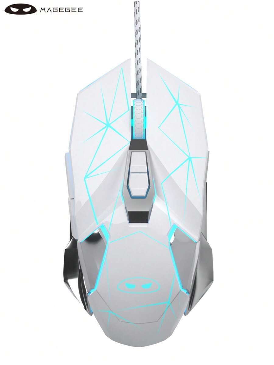 MageGee 1pc G10 Wired Gaming Mouse, 7 Colors Breathing LED Backlit ...