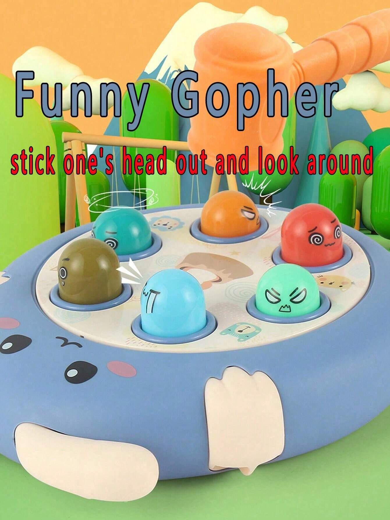 1box Rabbit Shaped Whack-A-Mole Game Toy In Random Colors, Baby React ...