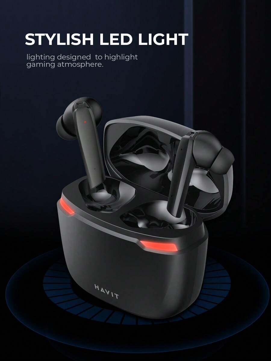 HAVIT TW929 PRO TWS Wireless Earbuds, ENC Noise Cancelling HiFi Music ...