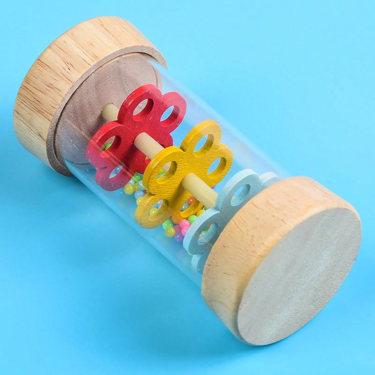 Children Wooden Rainstick Musical Toy, Early Education Musical Tree ...