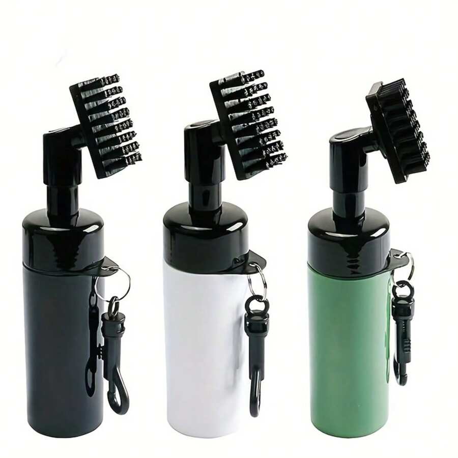 Golf Club Cleaning Brush Set, With Push-Button Water Bottle Brush, Club ...