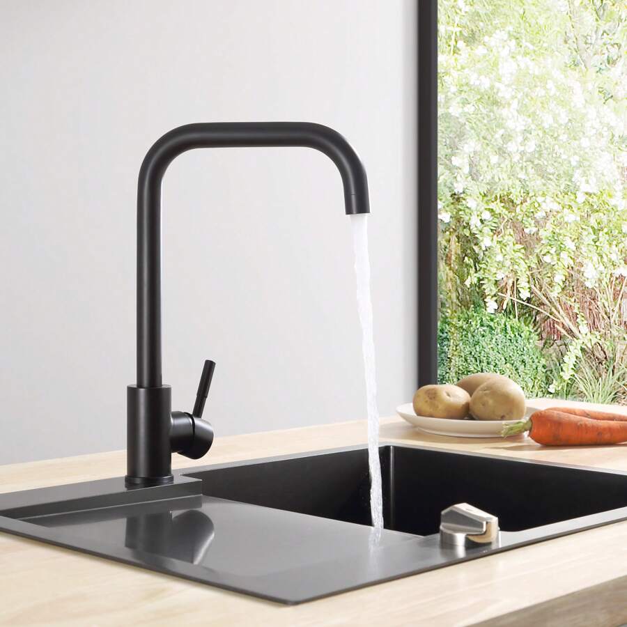 CECIPA Kitchen Faucet High Pressure Water Tap Kitchen 360° Rotatable ...
