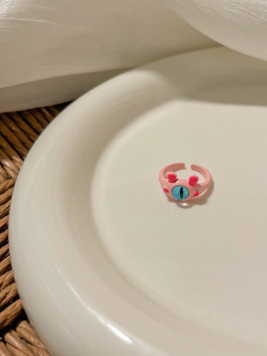 Cute & Fun Animal-Shaped Ring (Monster & Cat) With Open Design For Kids ...