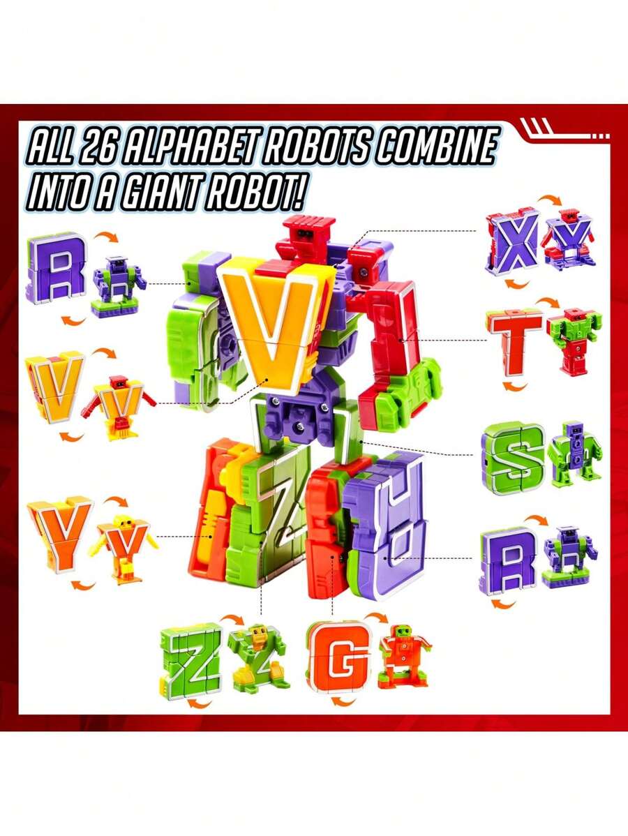 Syncfun Kids Alphabet Robots Toys For ABC Learning | SHEIN UK