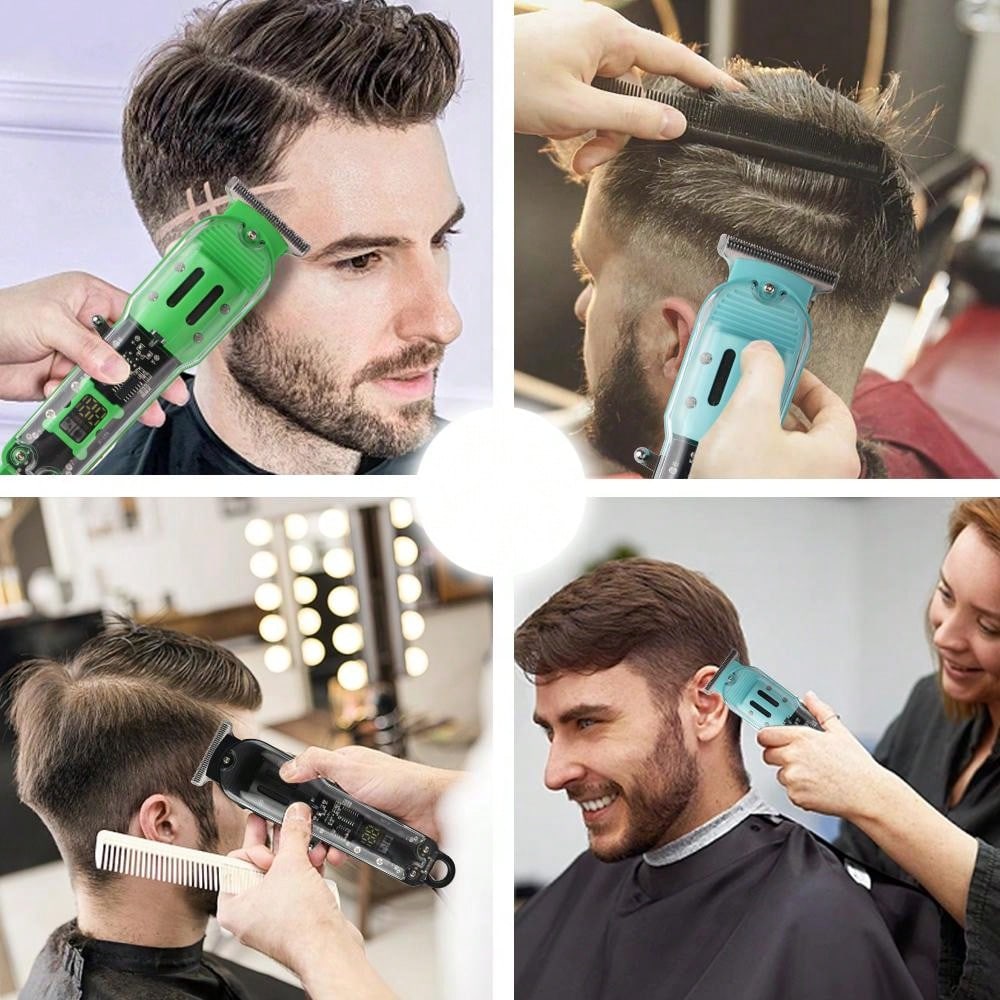Professional Cordless Electric Hair Clipper And Rechargeable Beard ...